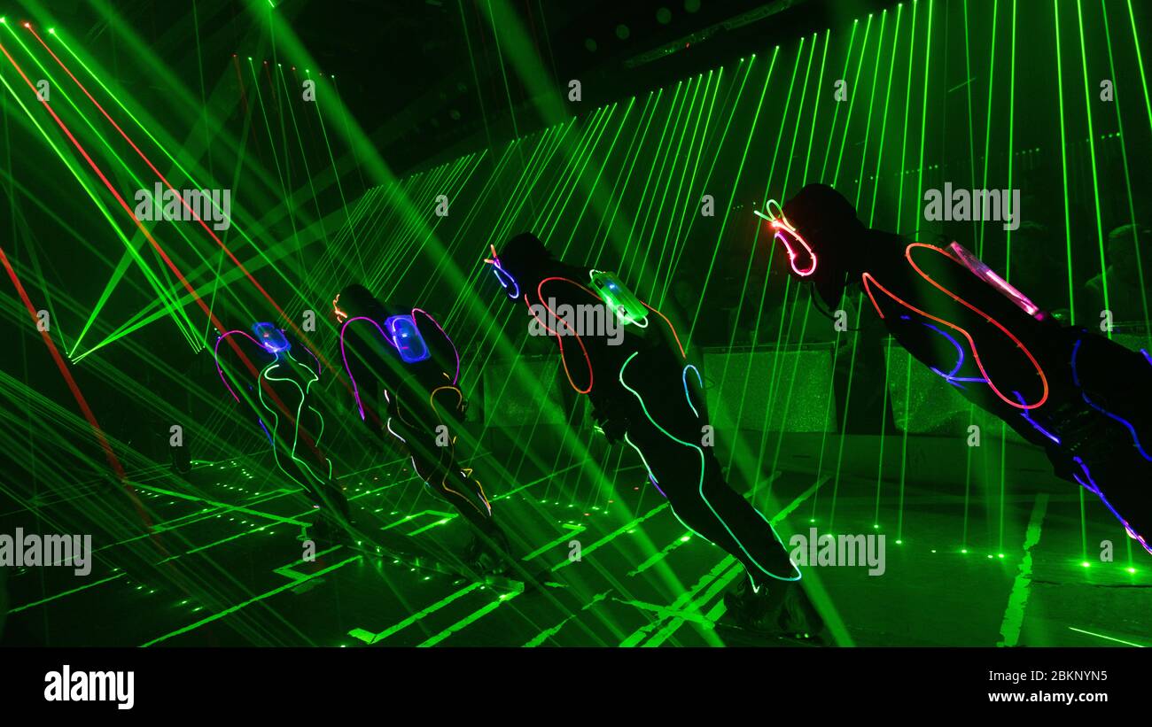 Robot Restaurant Stage Show, Tokyo, japan Stock Photo - Alamy