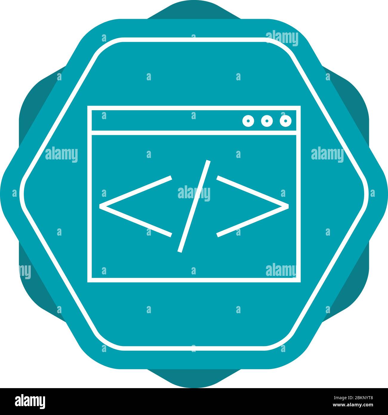 Beautiful Coding vector line icon Stock Vector Image & Art - Alamy