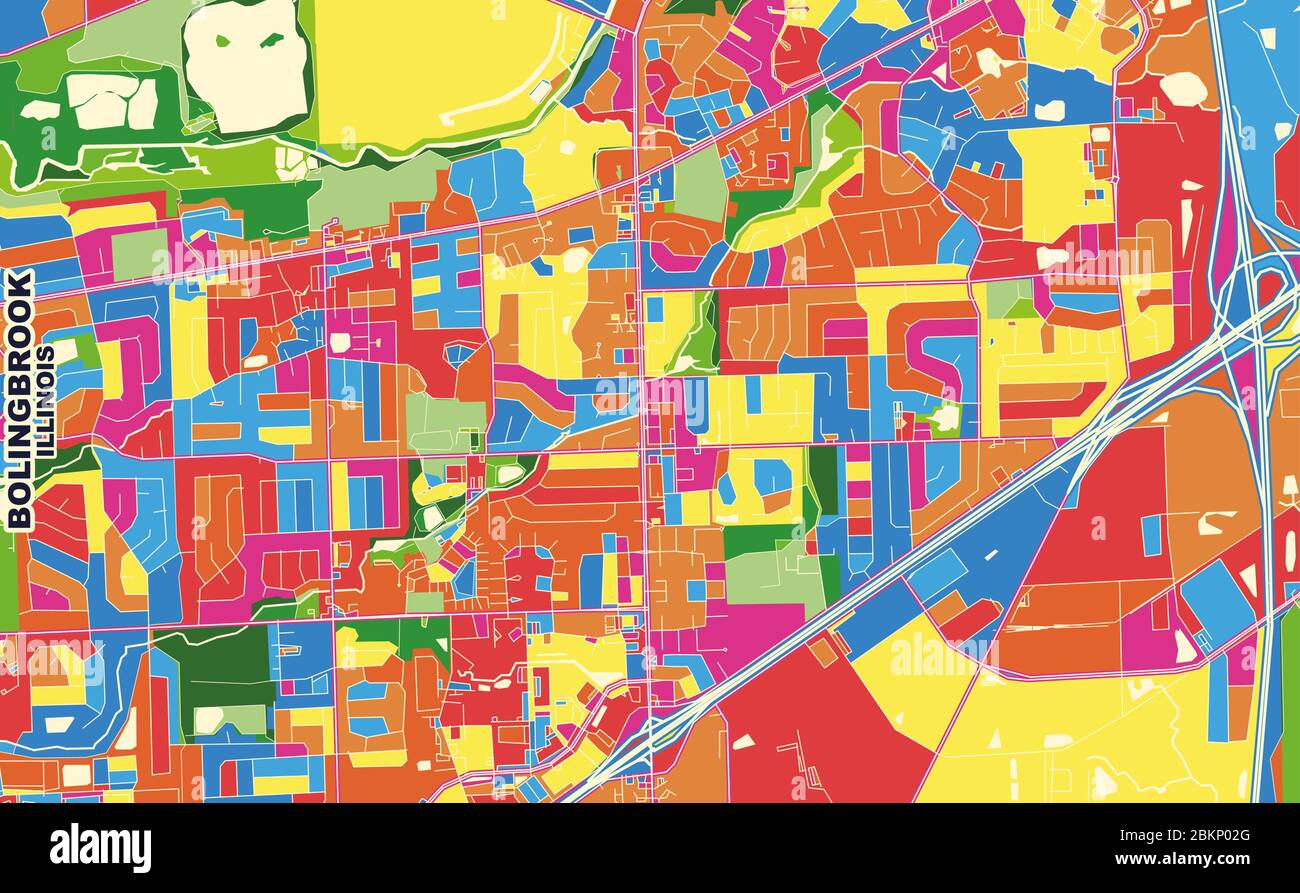 Bolingbrook map hi-res stock photography and images - Alamy