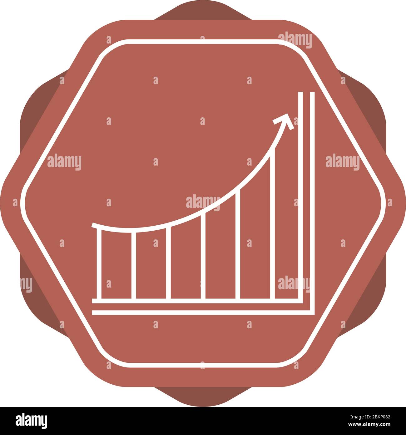 Beautiful Graph vector line icon Stock Vector Image & Art - Alamy