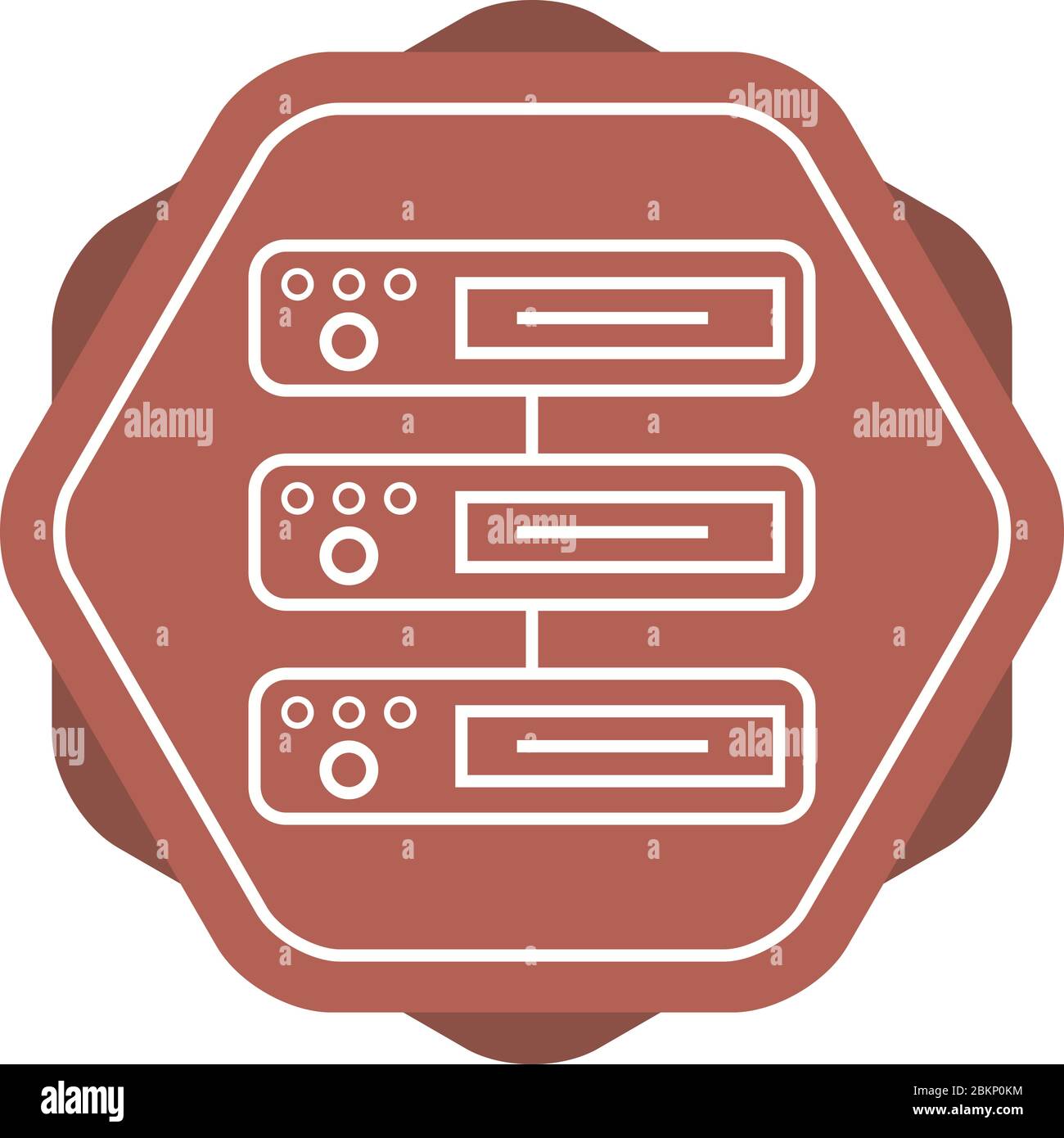 Beautiful Database vector line icon Stock Vector Image & Art - Alamy