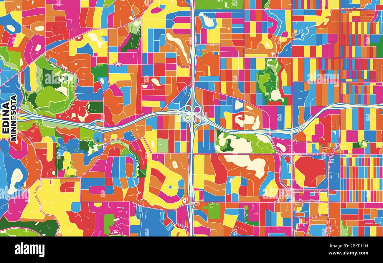 Edina map Stock Vector Images - Alamy