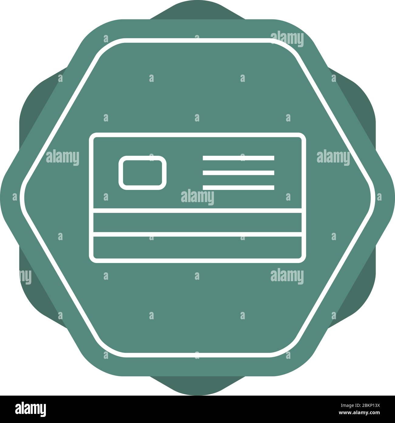 Beautiful ATM Card Vector line icon Stock Vector Image & Art - Alamy