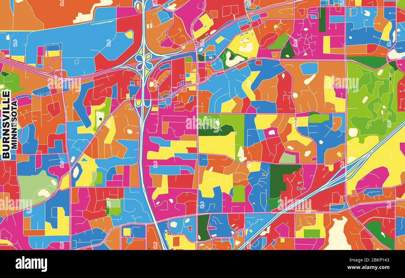 Burnsville Minnesota Map
