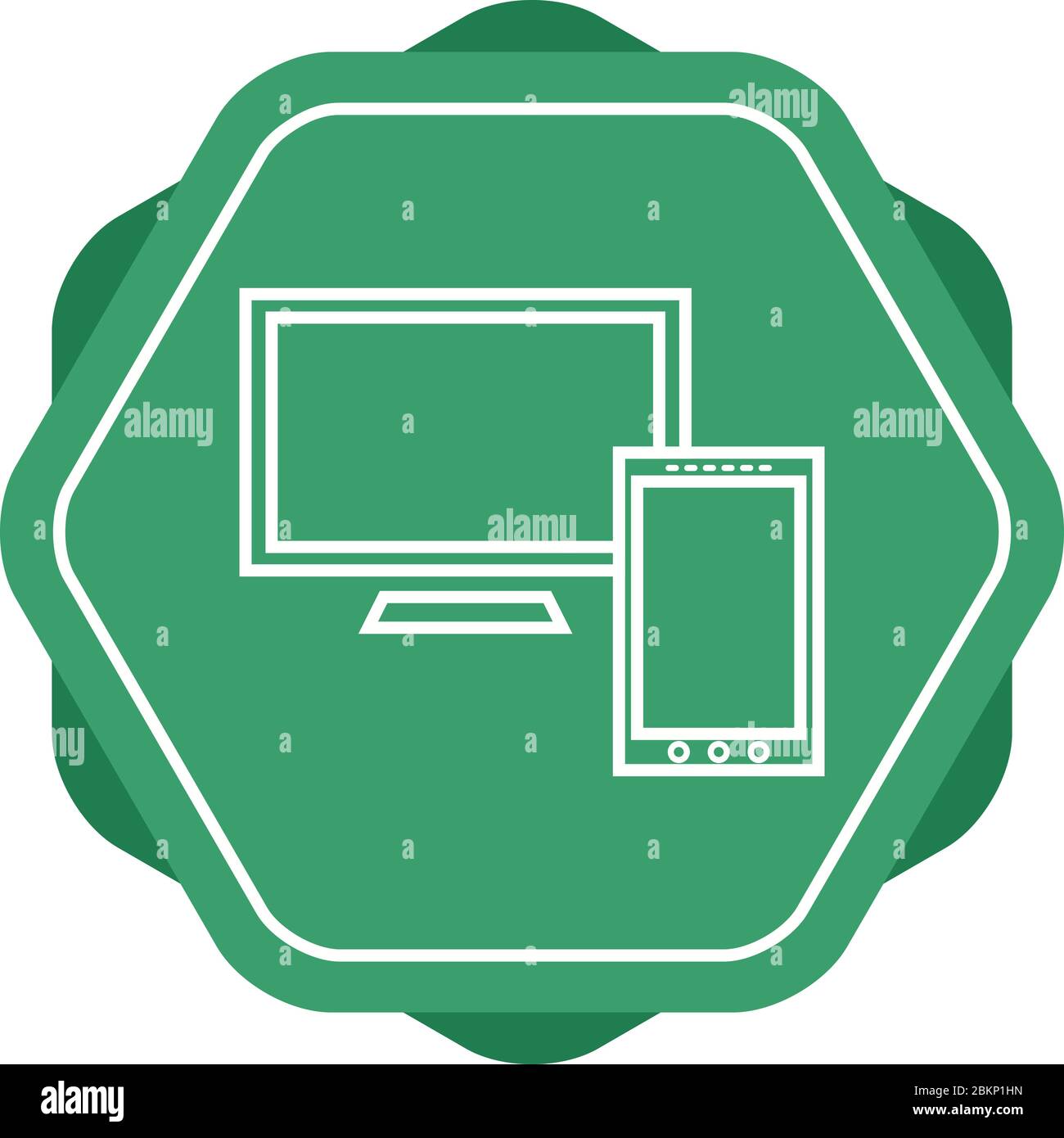 Beautiful Screens vector line icon Stock Vector Image & Art - Alamy