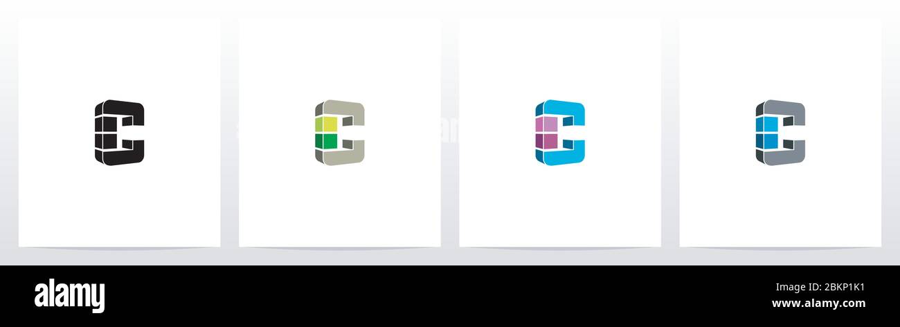 C logo designer hi-res stock photography and images - Alamy