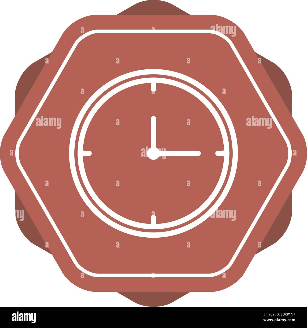 Beautiful Clock vector line icon Stock Vector Image & Art - Alamy