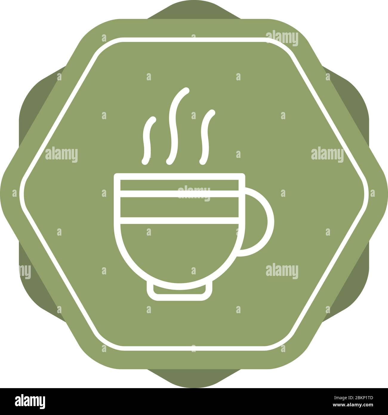 Beautiful Hot tea vector line icon Stock Vector Image & Art - Alamy