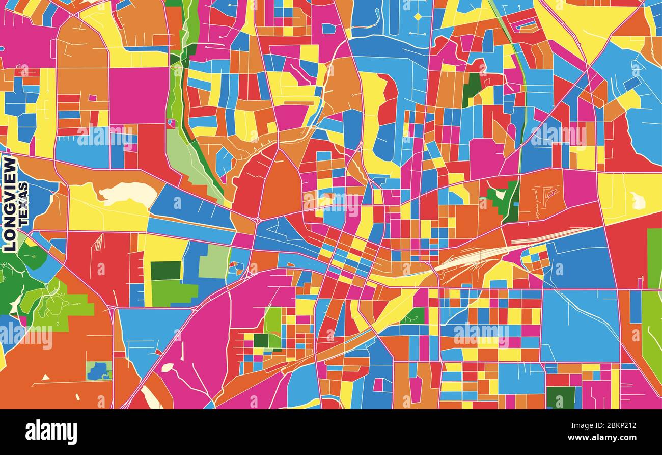 Longview map hi-res stock photography and images - Alamy