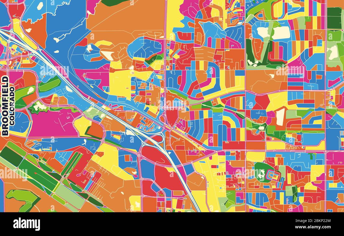 Broomfield Colorado Usa Map
