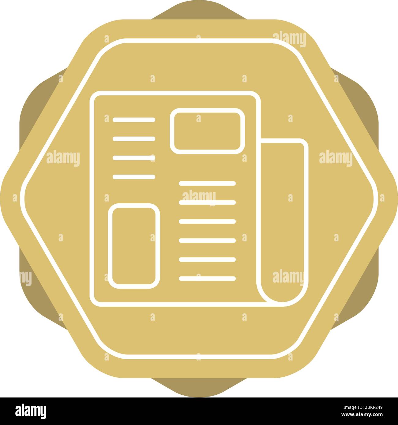 Beautiful Report vector line icon Stock Vector Image & Art - Alamy