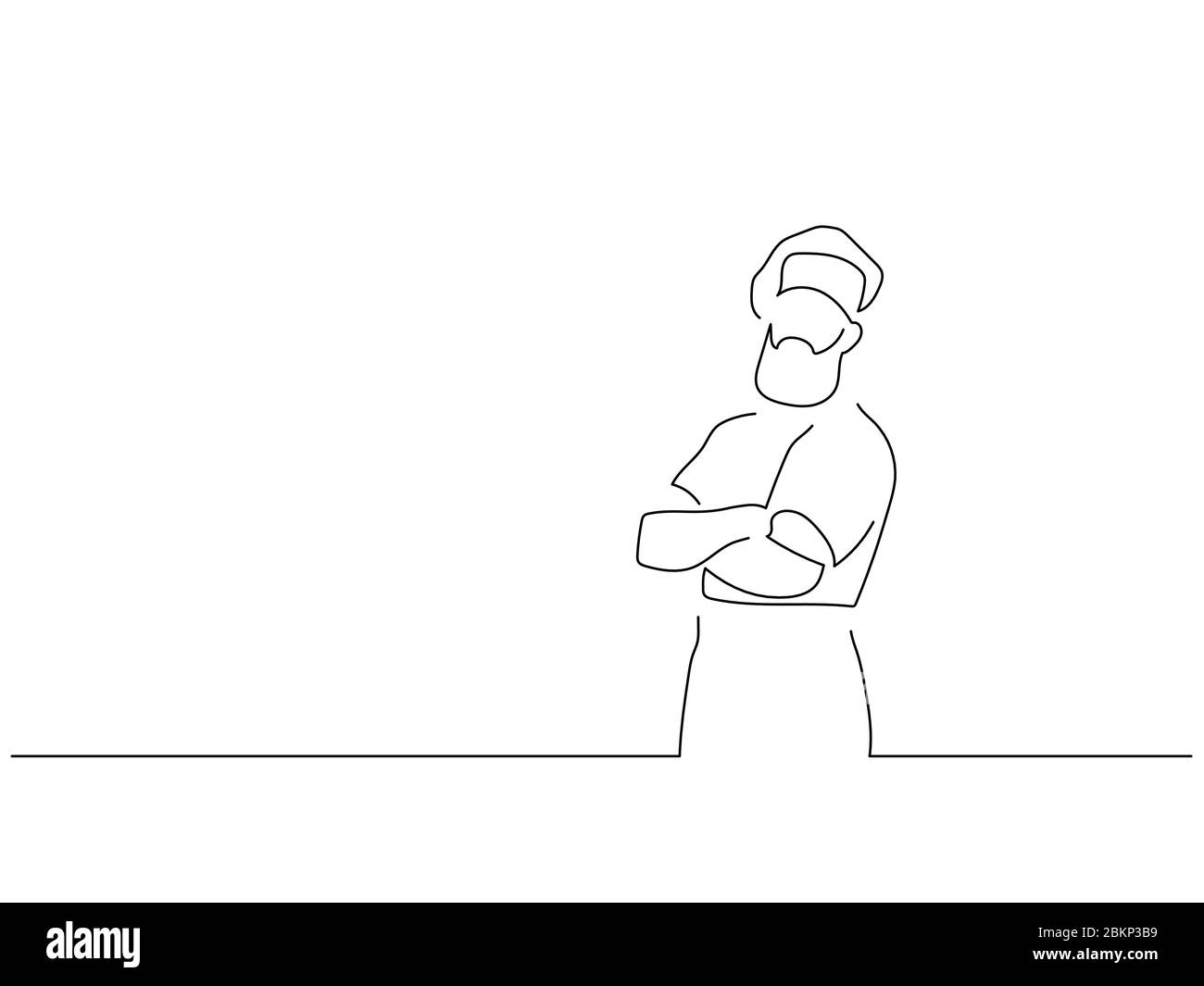 Bakery drawing chef Black and White Stock Photos & Images - Alamy