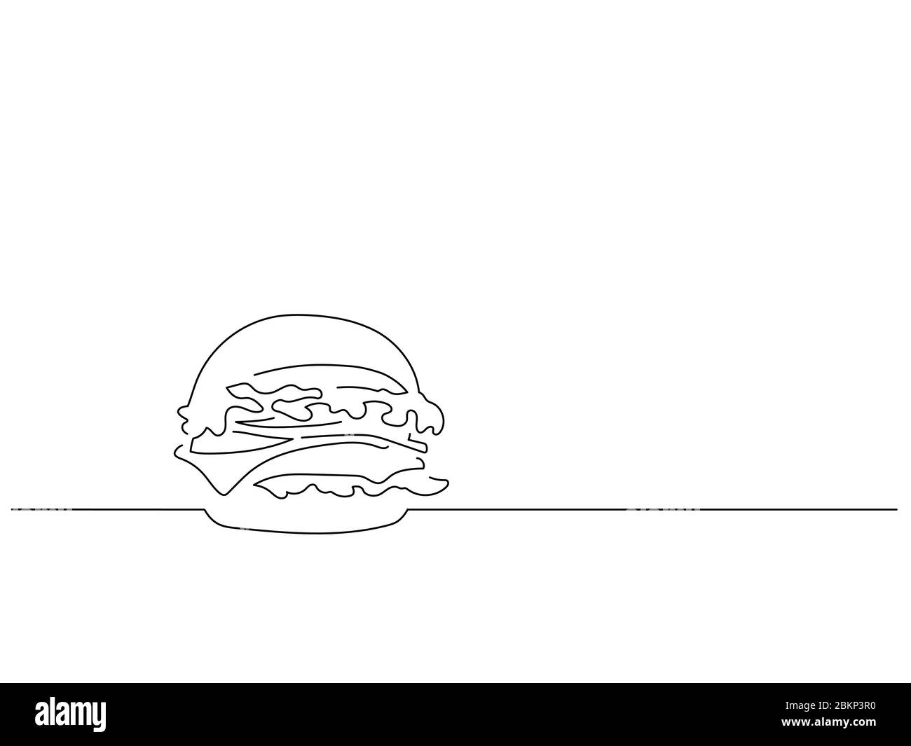 Food burger Black and White Stock Photos & Images - Alamy