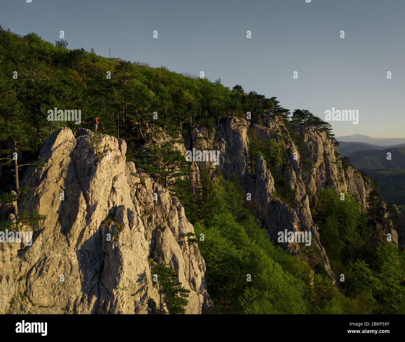 Peilstein mountain and green hills in lower Austria during summer Stock ...