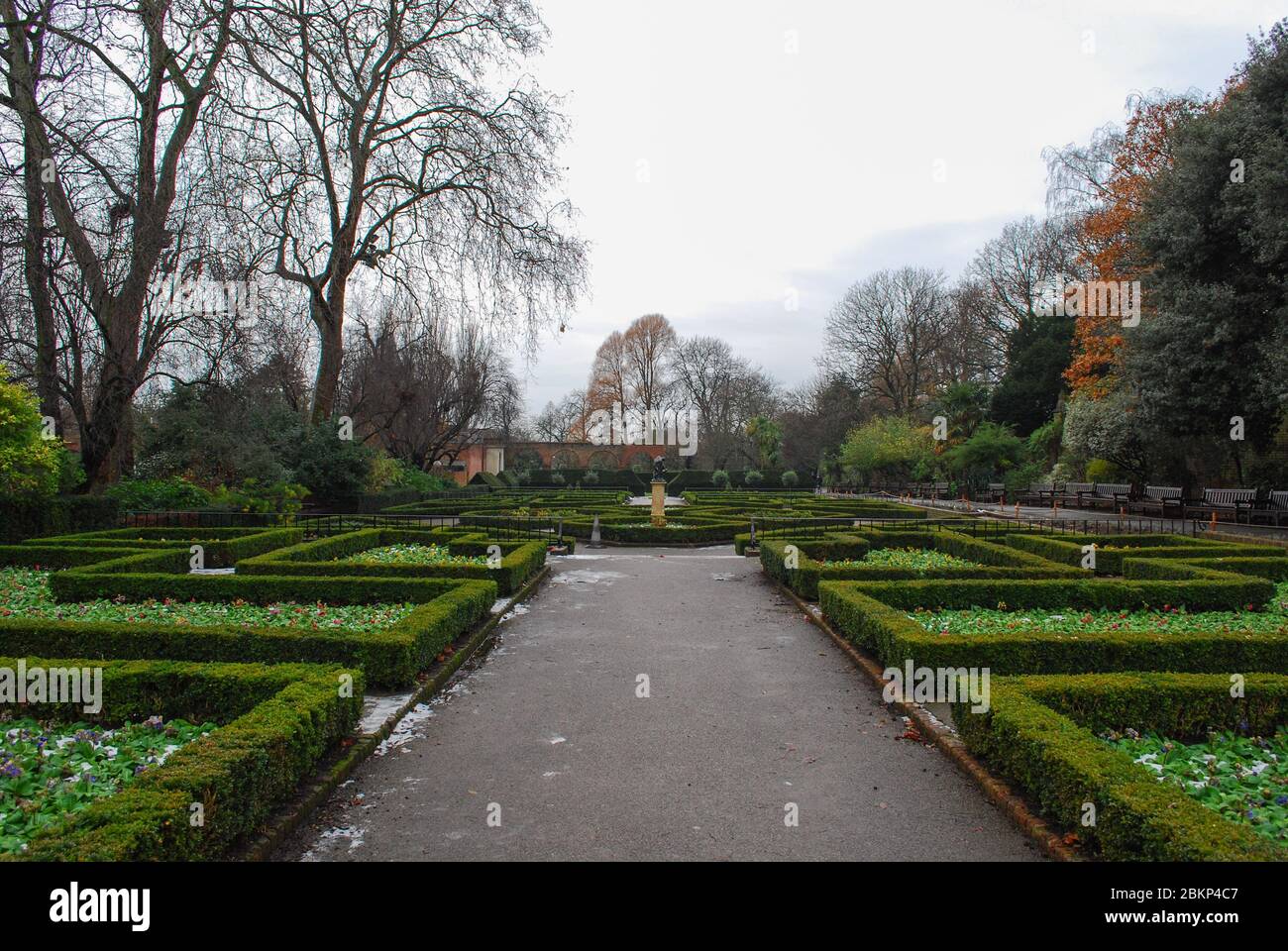 Landscape Green Formal Rose Garden Dutch Holland Park, Ilchester Pl ...