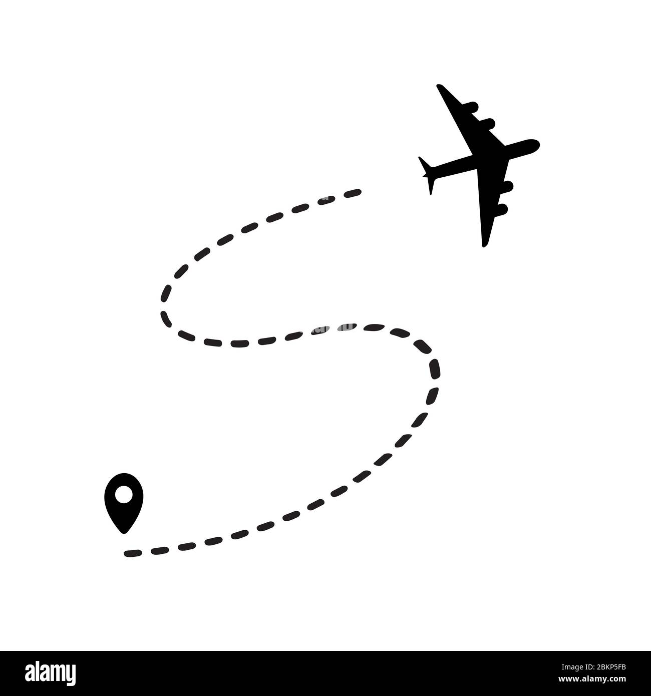 Airplane dot to dot Cut Out Stock Images & Pictures - Alamy