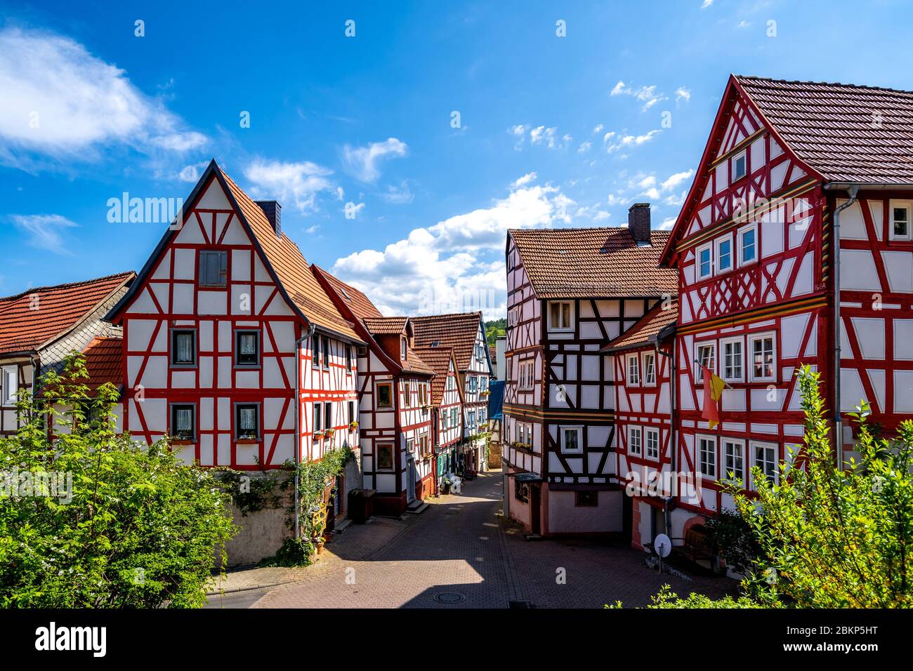 Historical city of Bad Orb, Hessen, Germany Stock Photo - Alamy