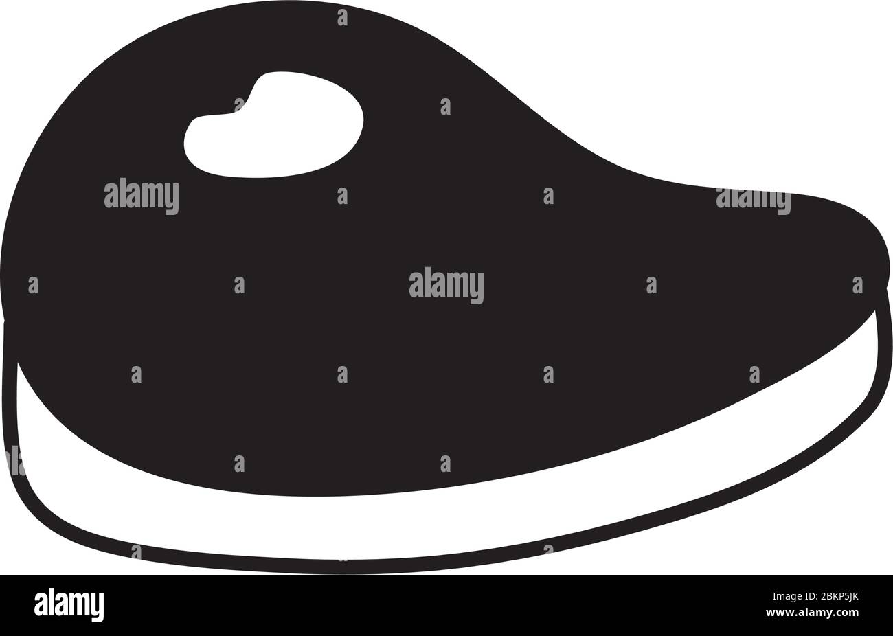 meat silhouette style icon vector design Stock Vector Image & Art - Alamy