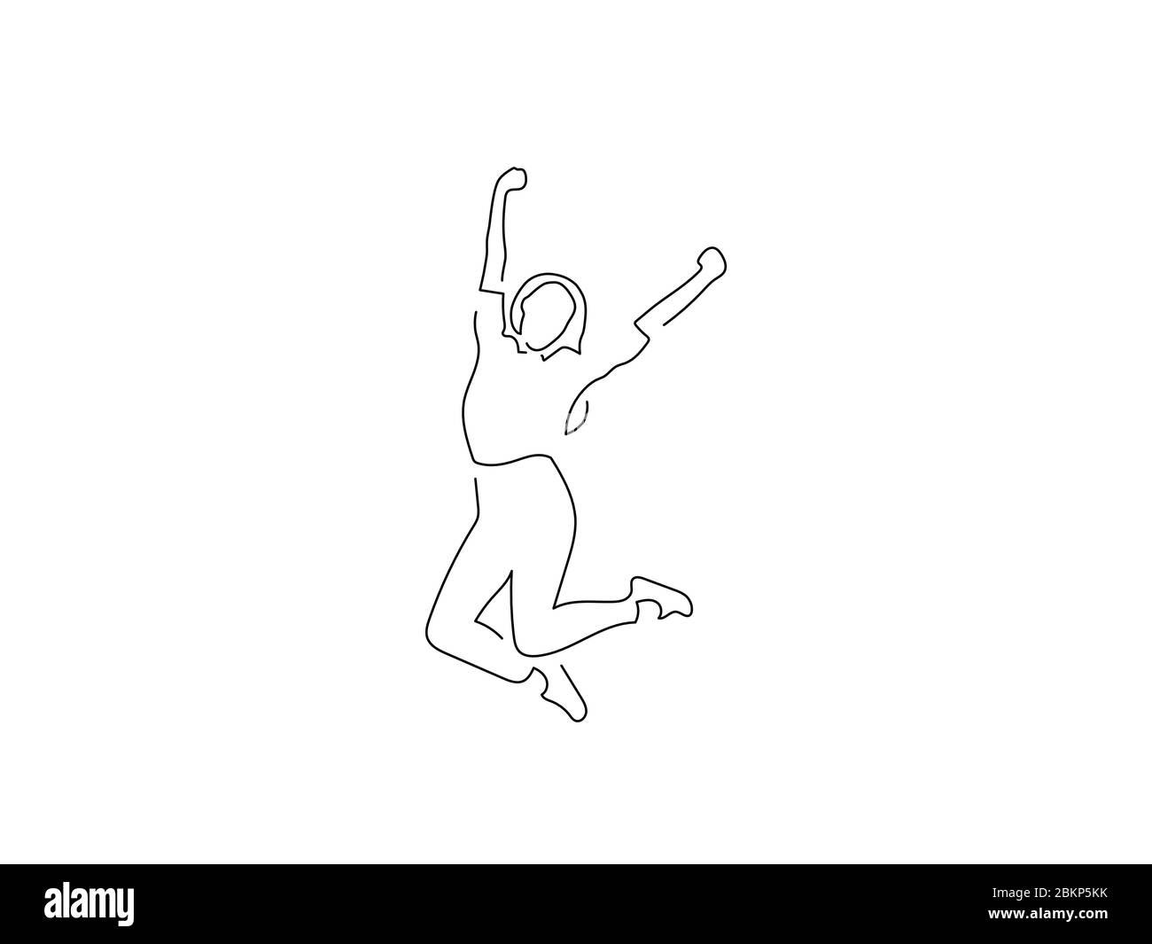 Full length people isolated line drawing, vector illustration design ...