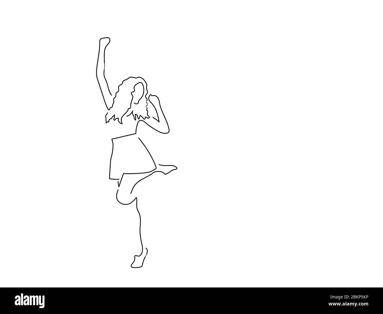 Full length people isolated line drawing, vector illustration design ...