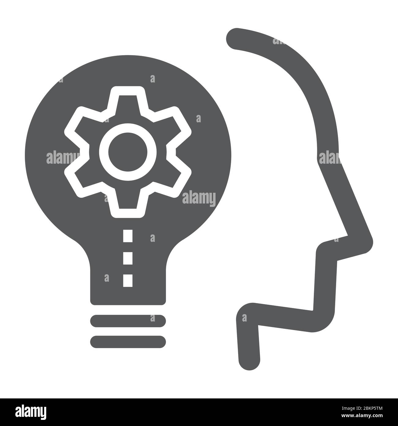 Skill Development glyph icon, education and school, idea sign vector ...