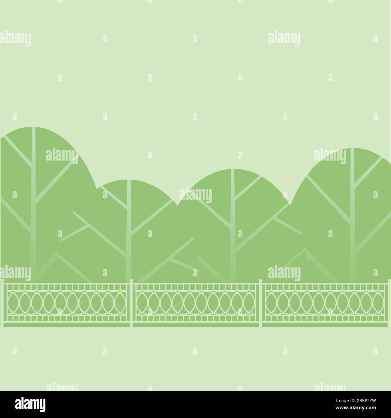 Alley in park street Stock Vector Images - Alamy