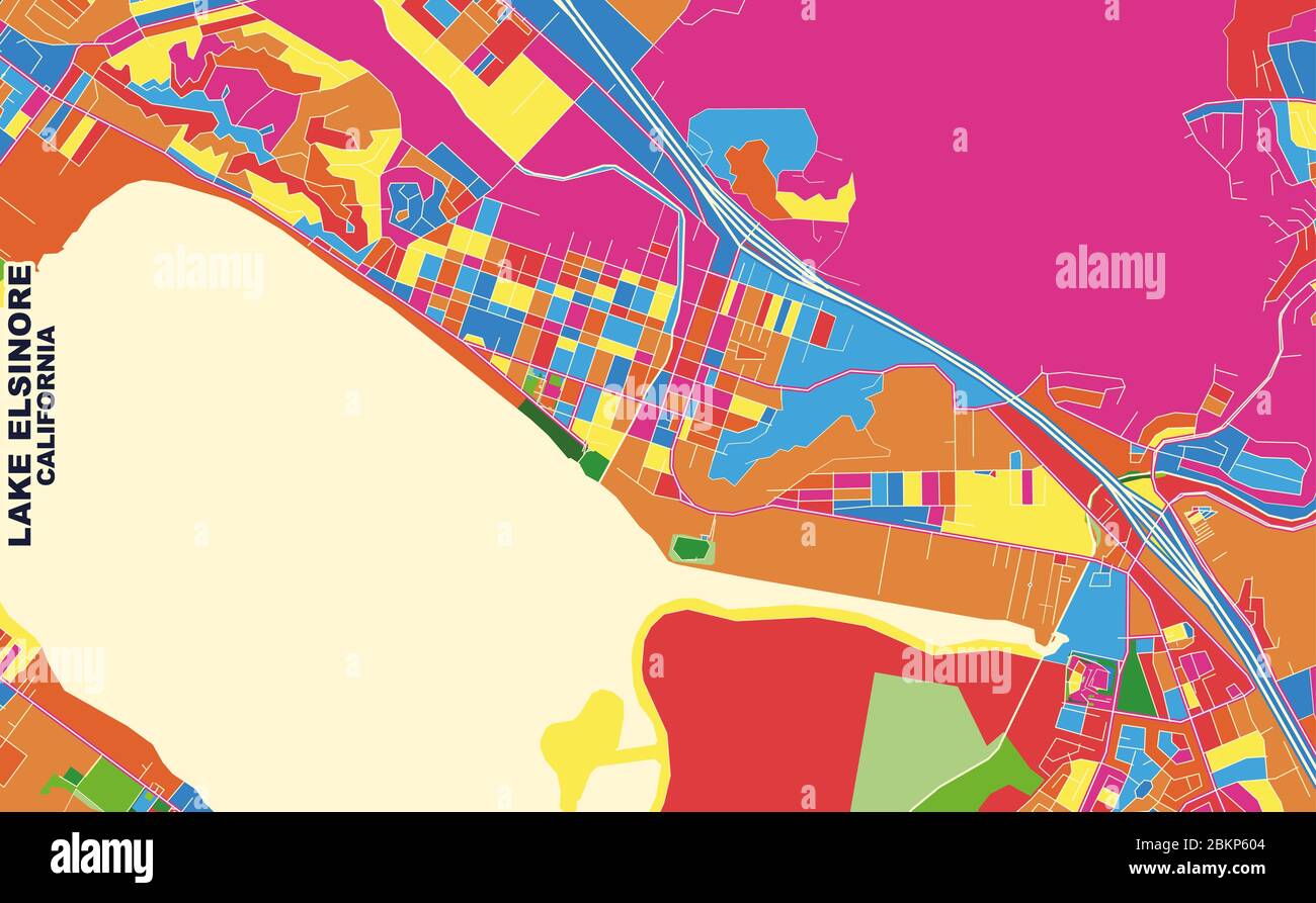 Elsinore map Stock Vector Images - Alamy