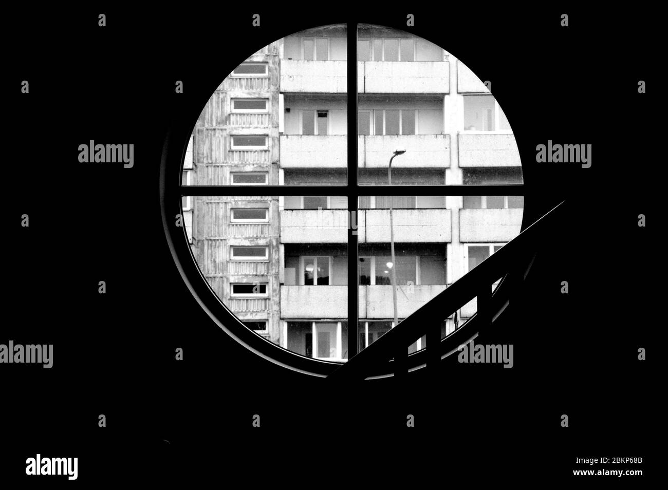 Round and vintage shape of glass window Stock Photo - Alamy