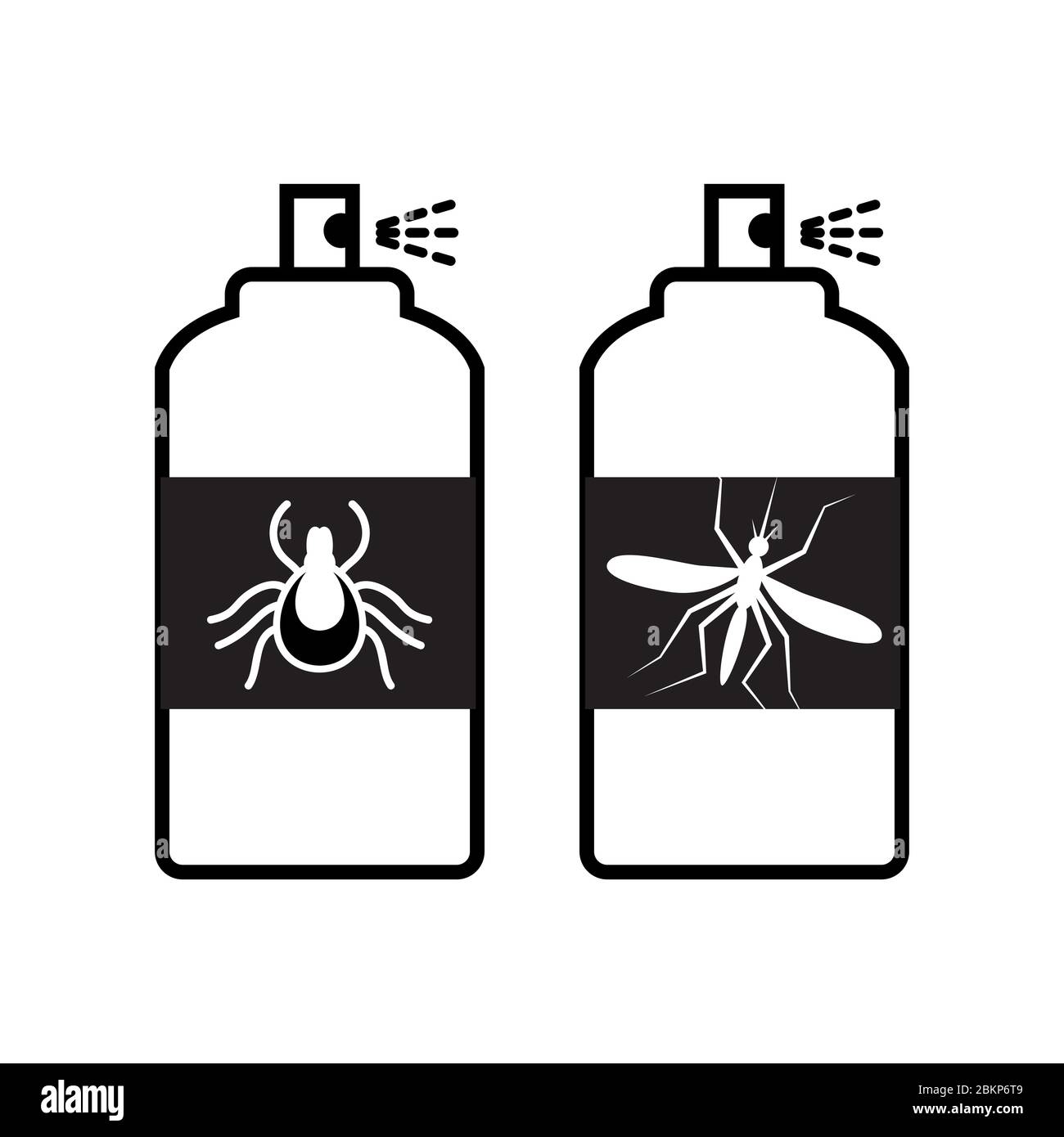 Insect spray Stock Vector Images - Alamy