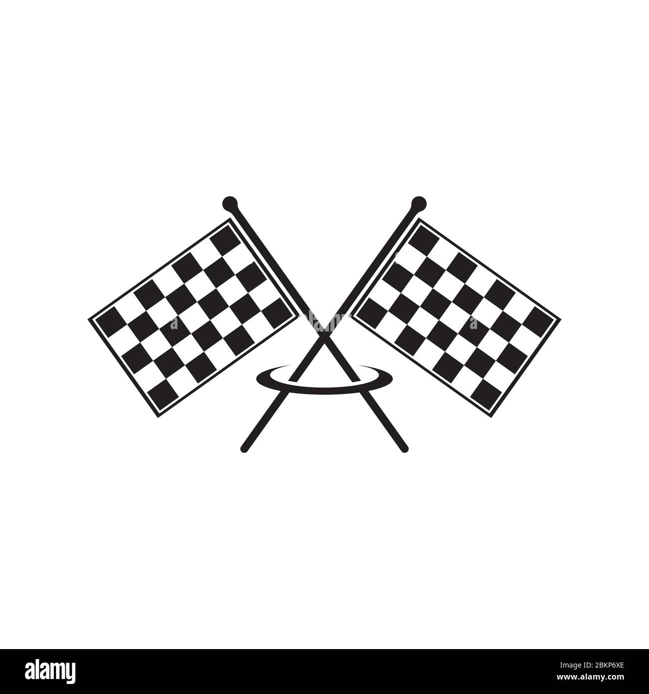 Race flag icon, simple design illustration vector Stock Vector Image ...
