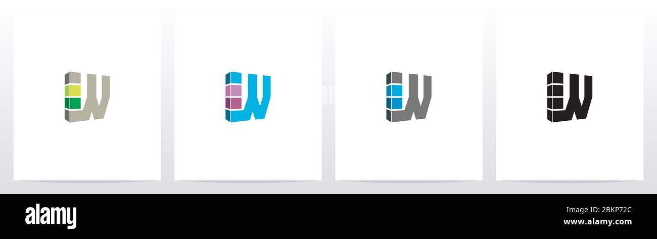 Block w Stock Vector Images - Alamy