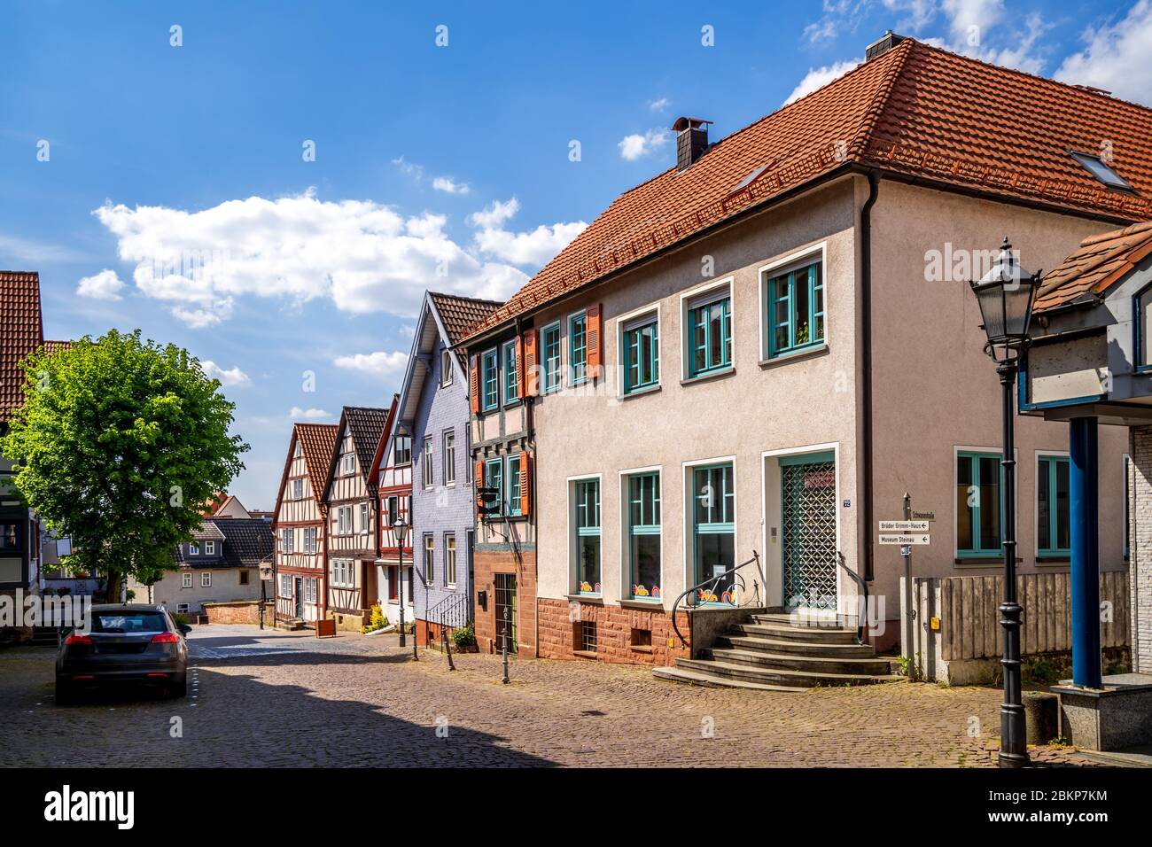 Historical city of Steinau an der Strasse, Germany Stock Photo - Alamy