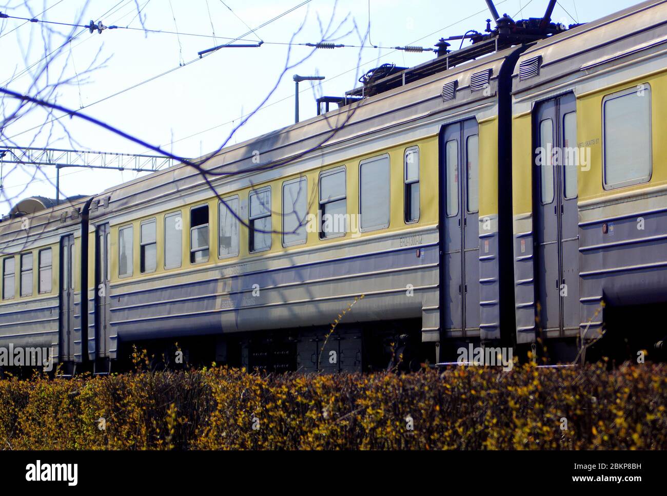 Old soviet electric commuter hi-res stock photography and images - Alamy