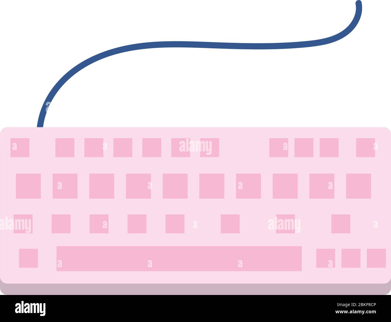 keyboard software technology isolated icon on white background vector ...
