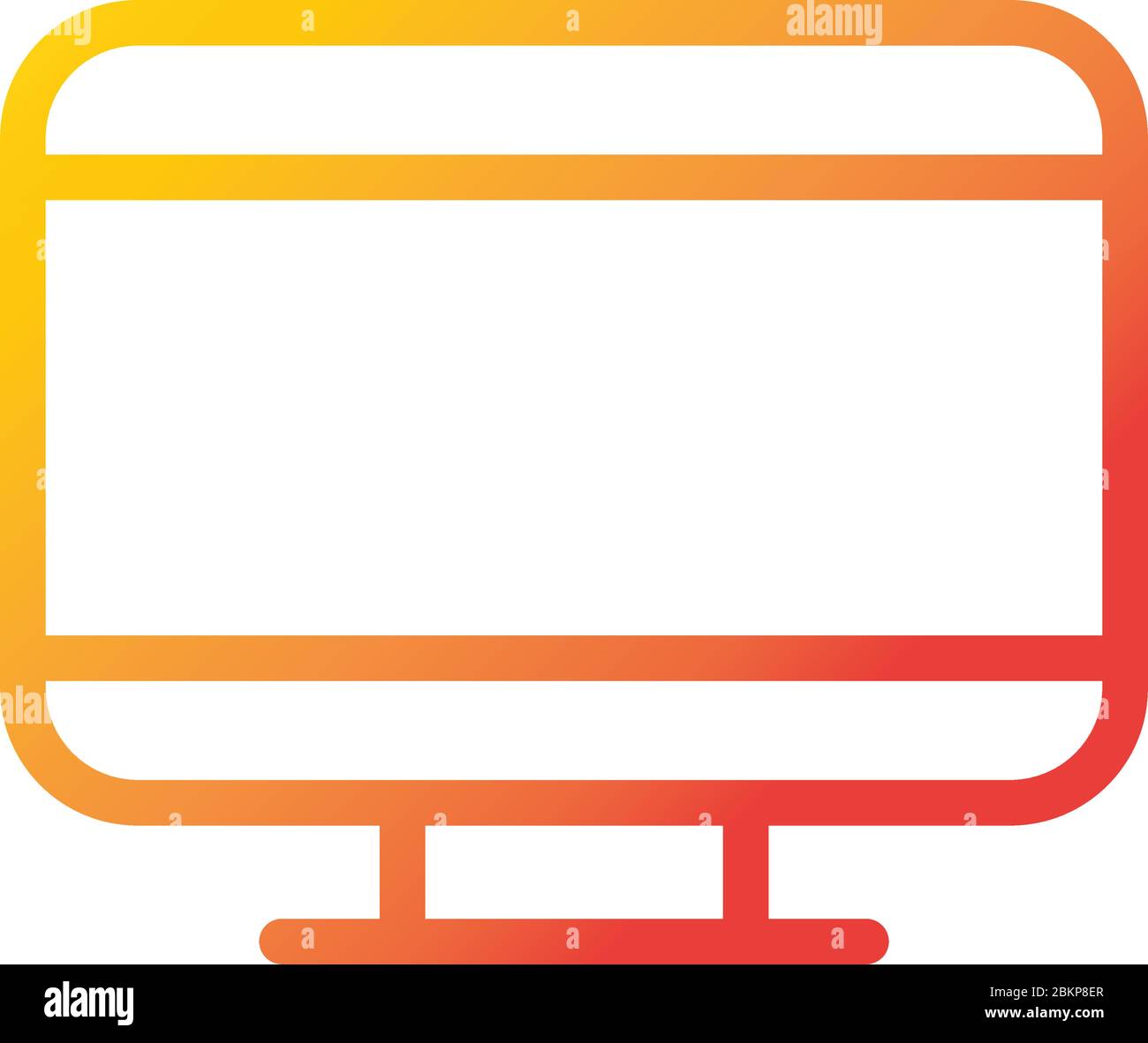 computer monitor device internet web technology interface vector ...