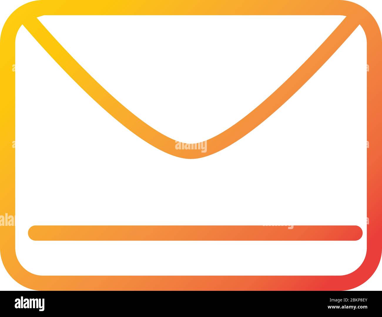 email message internet web technology interface vector illustration ...