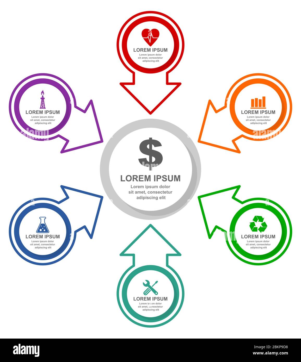 Infographic vector template for presentation, diagram, business concept ...