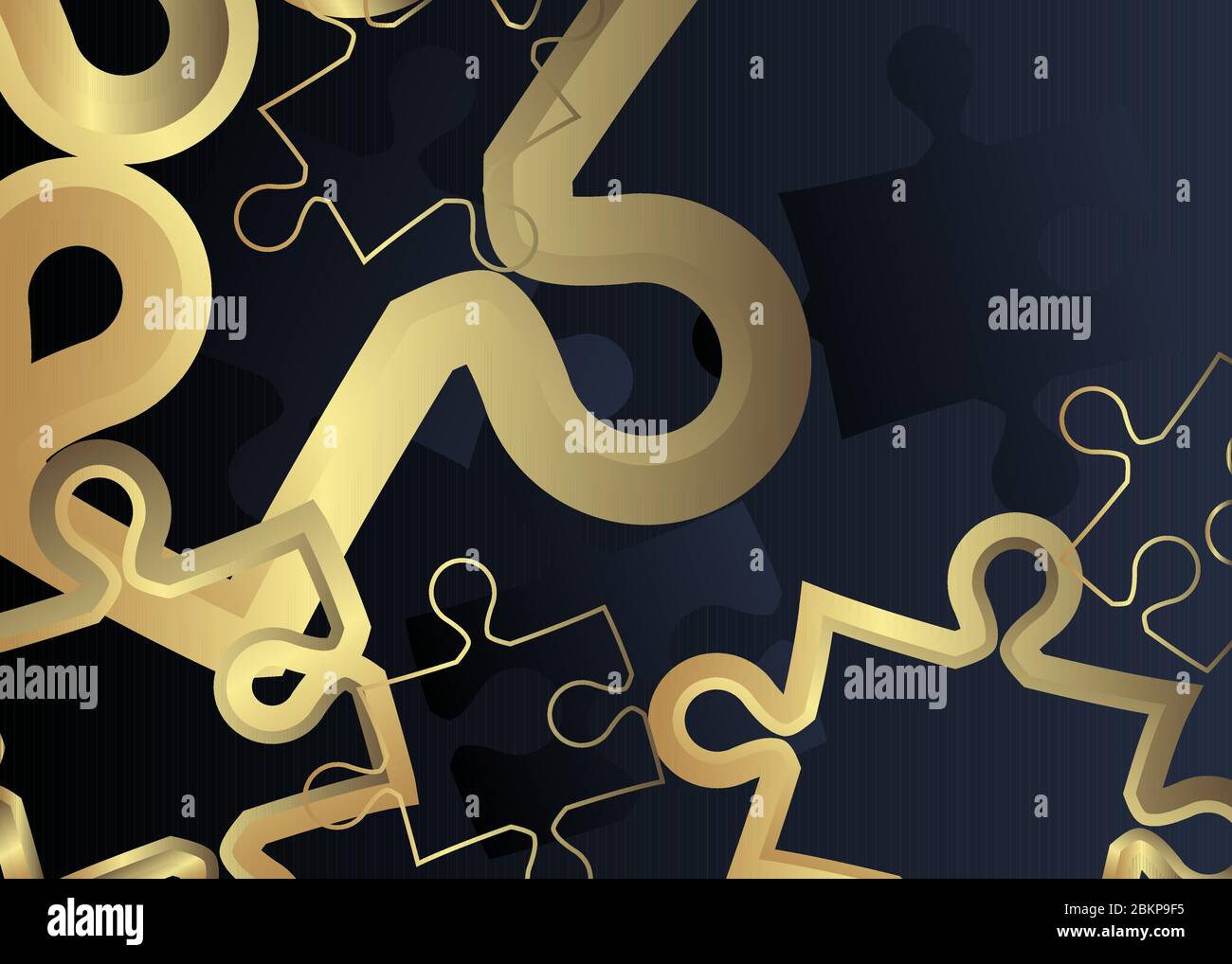 Minimalist black premium exclusive puzzle background. Vector luxury ...