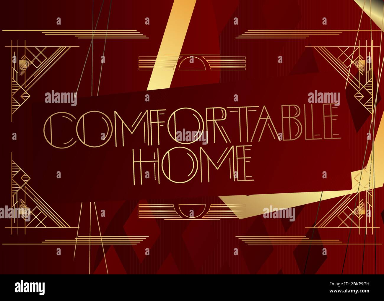 Modern vintage home Stock Vector Images - Alamy