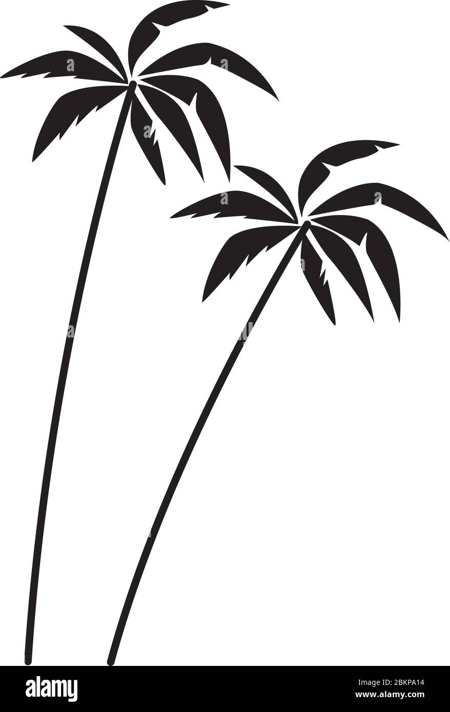 Panoramic view land trees Cut Out Stock Images & Pictures - Alamy