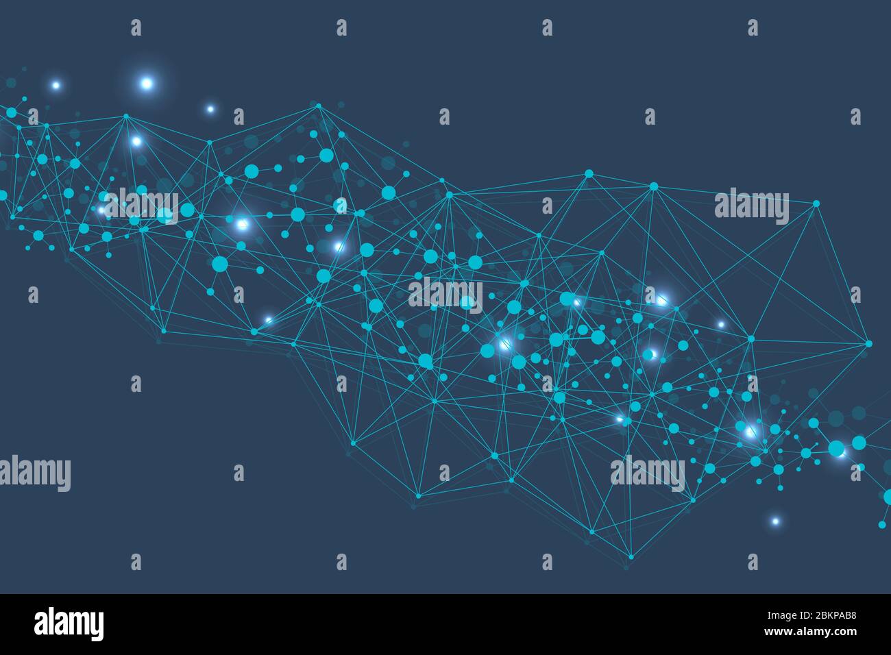 Modern futuristic background of the scientific hexagonal pattern. Virtual abstract background ...