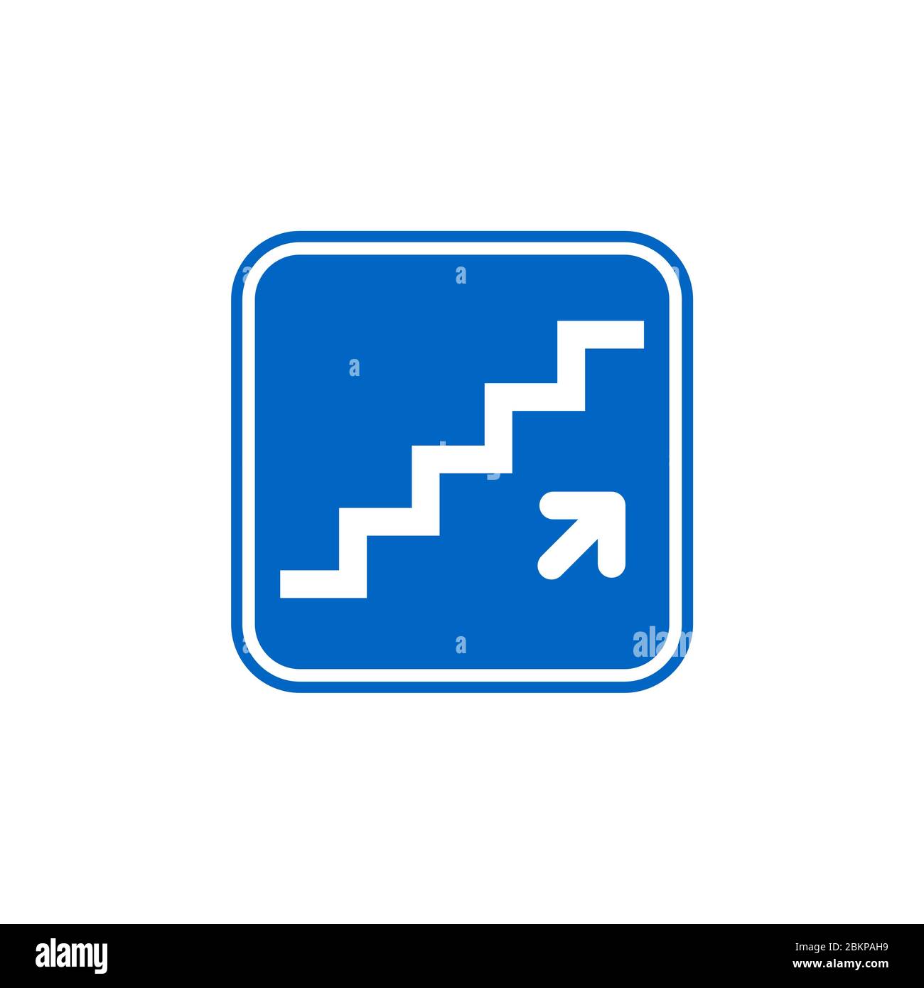 Vector Icon Template - Up Stair Illustration Design. Vector EPS 10 ...