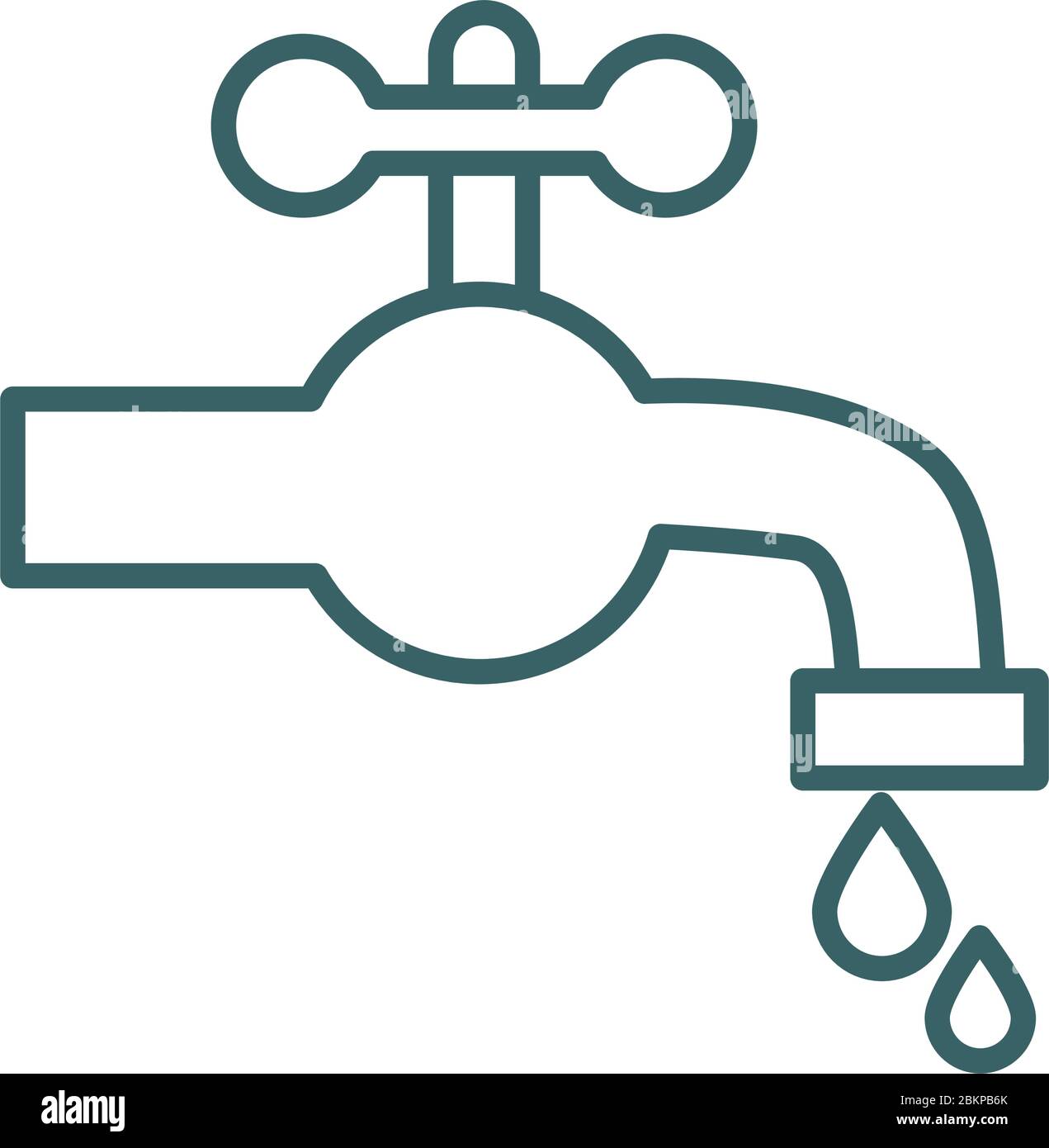 water tap line style icon Stock Vector Image & Art - Alamy