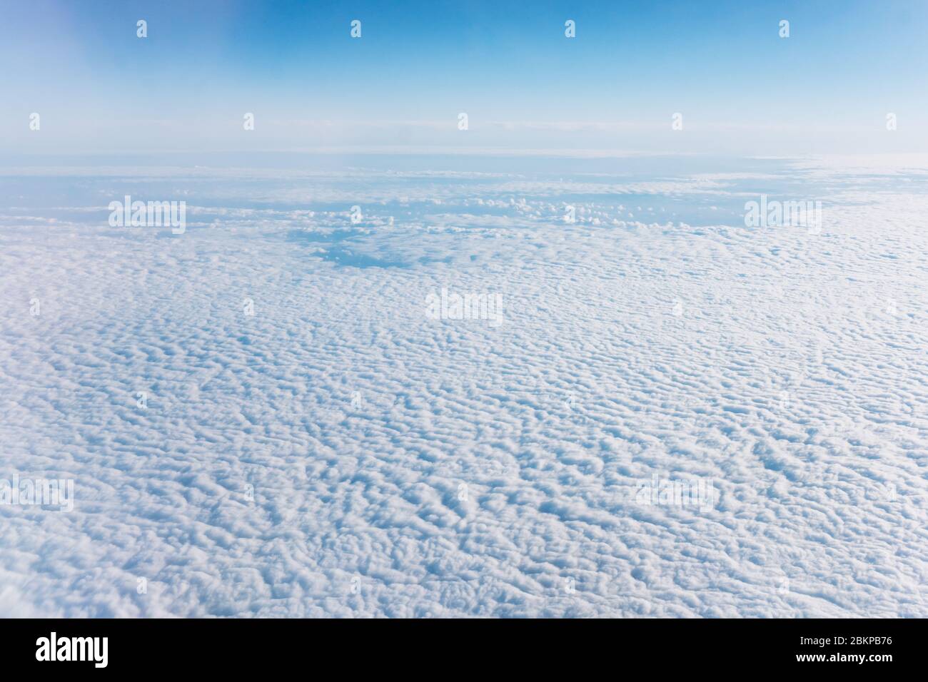 Fantastic background with clouds. The view above the clouds Stock Photo ...