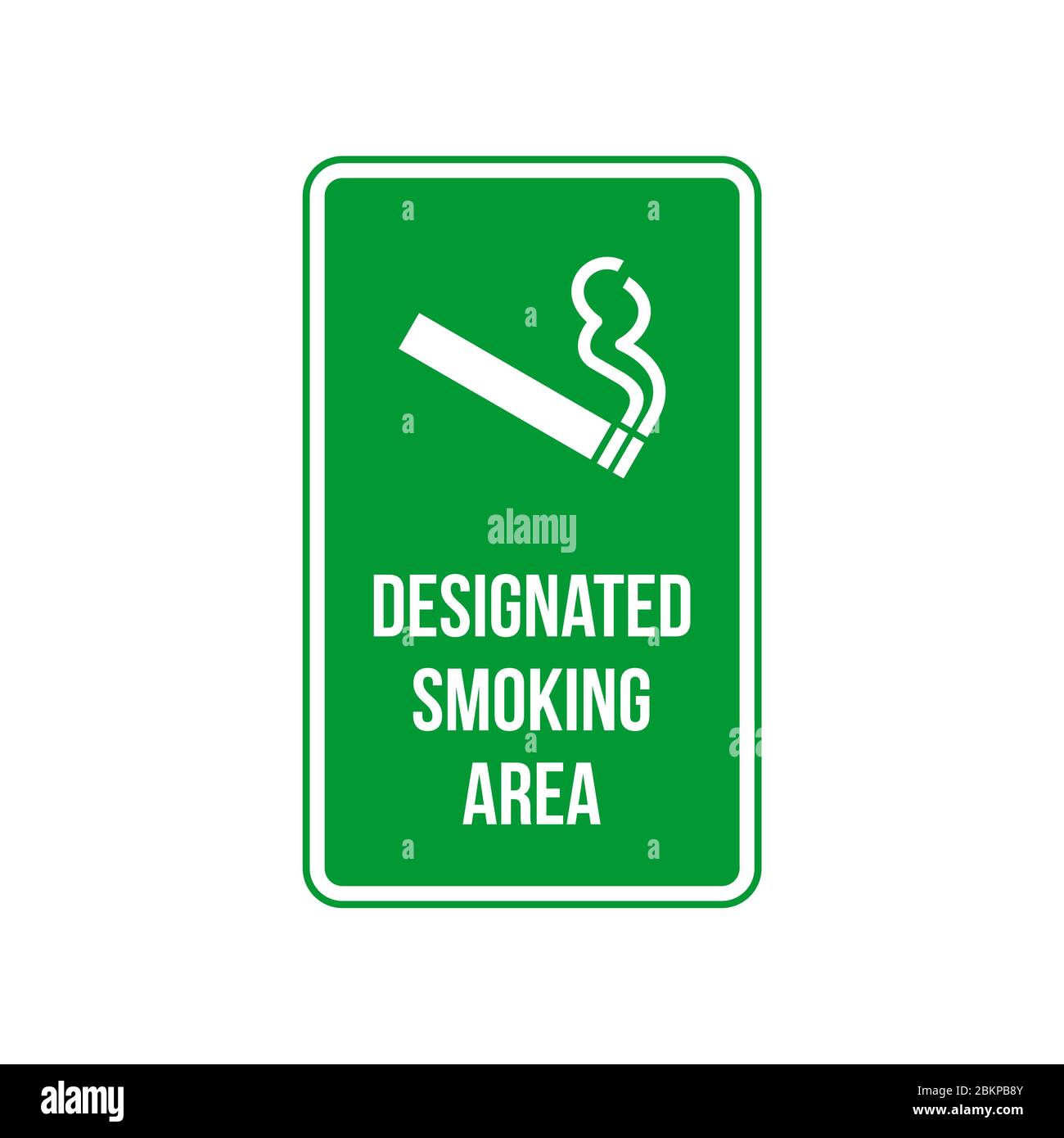 Smoking Area Signage Vector Illustration Design. Vector EPS 10 Stock ...