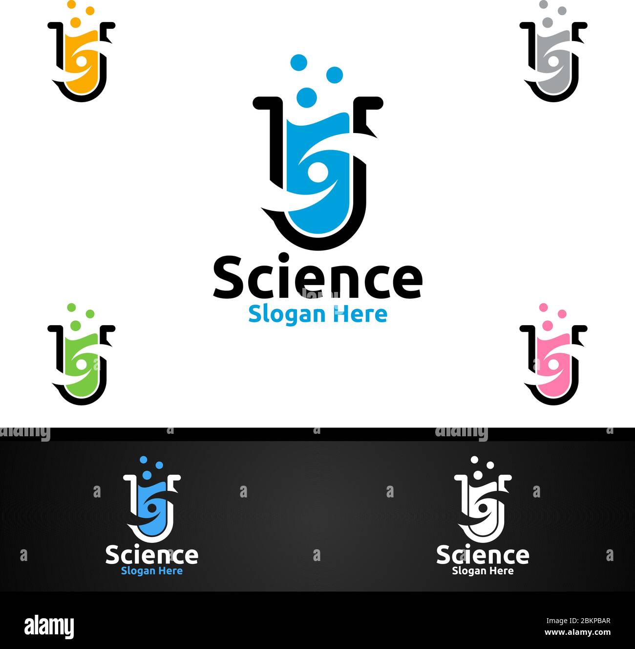 Science and Research Lab Logo for Microbiology, Biotechnology ...