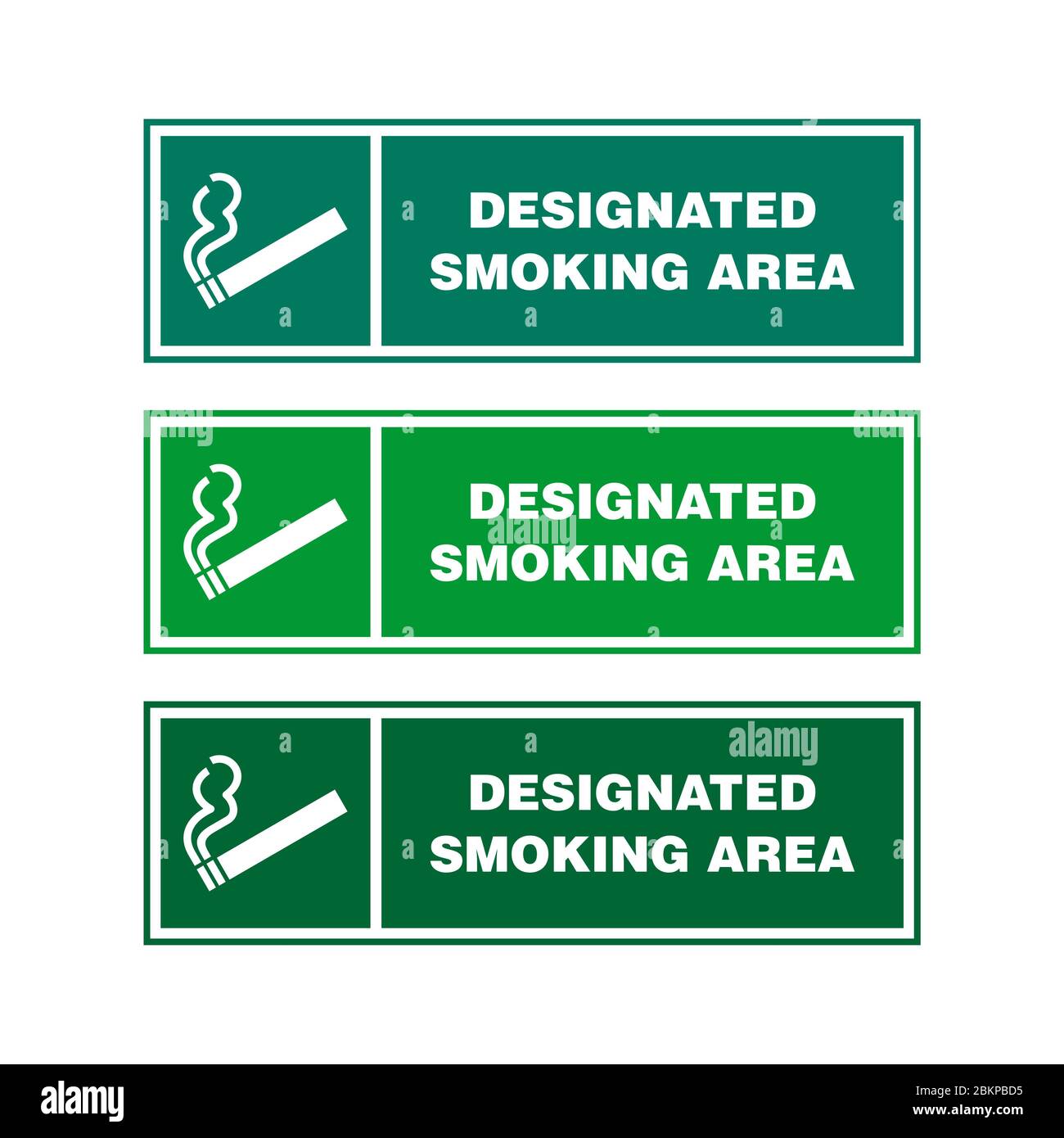 Smoking Area Signage Vector Illustration Design. Vector EPS 10 Stock ...