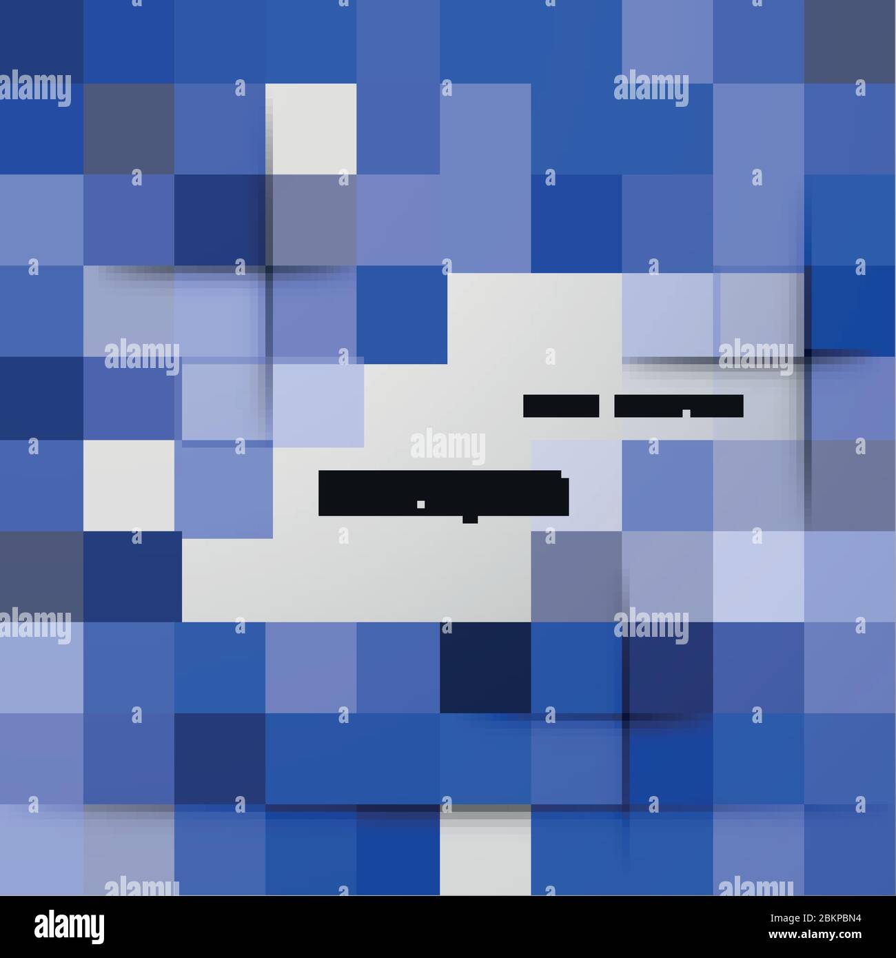 vector blue squares. beautiful abstraction Stock Vector Image & Art - Alamy