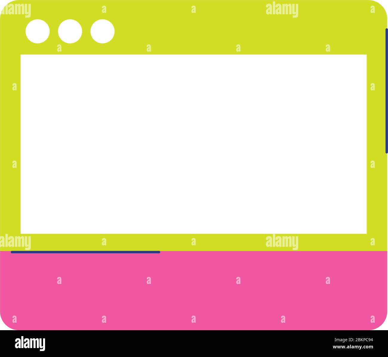 website digital isolated icon on white background vector illustration ...