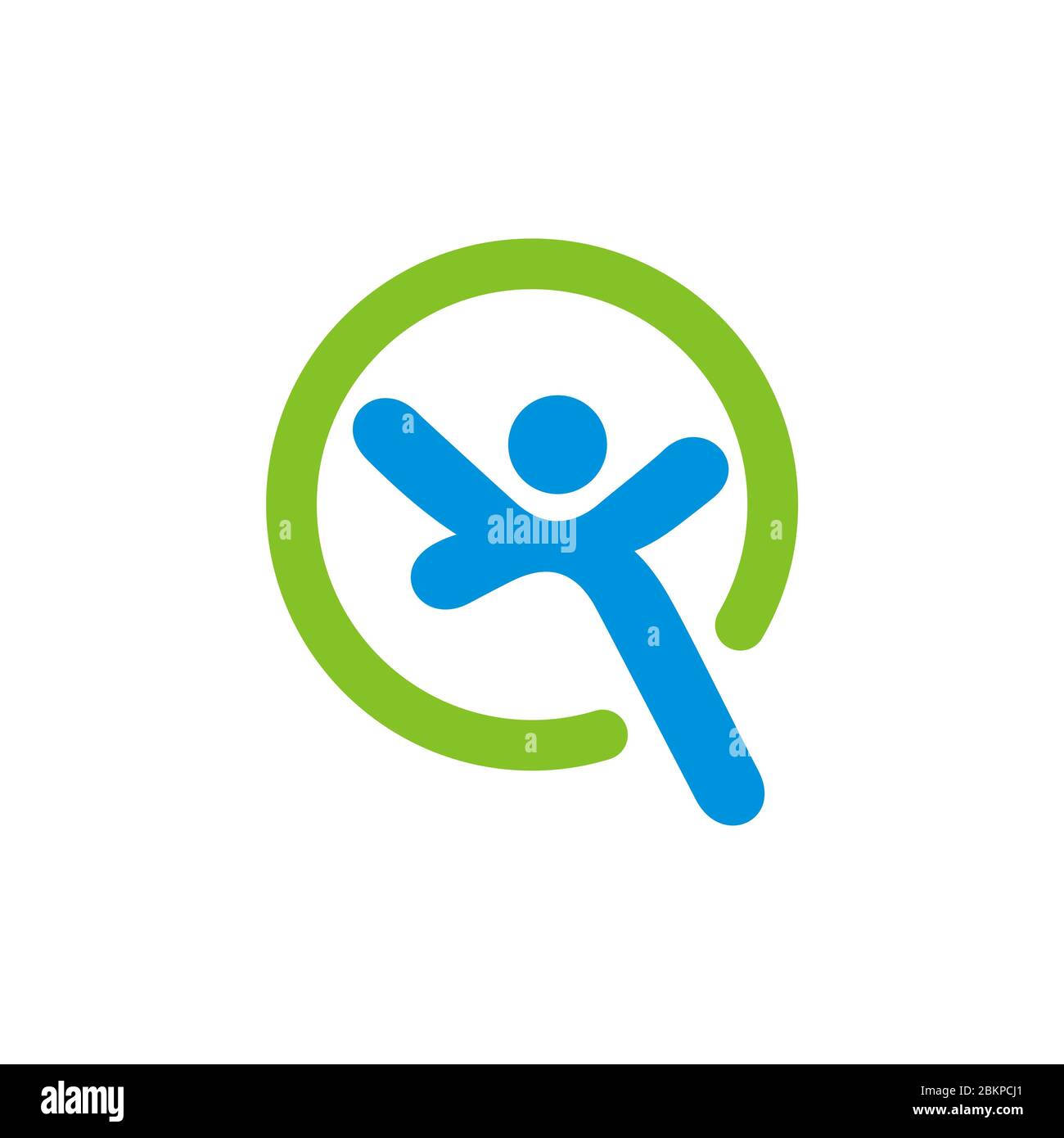 Circle Human Shape Logo Template Illustration Design. Vector EPS 10 ...